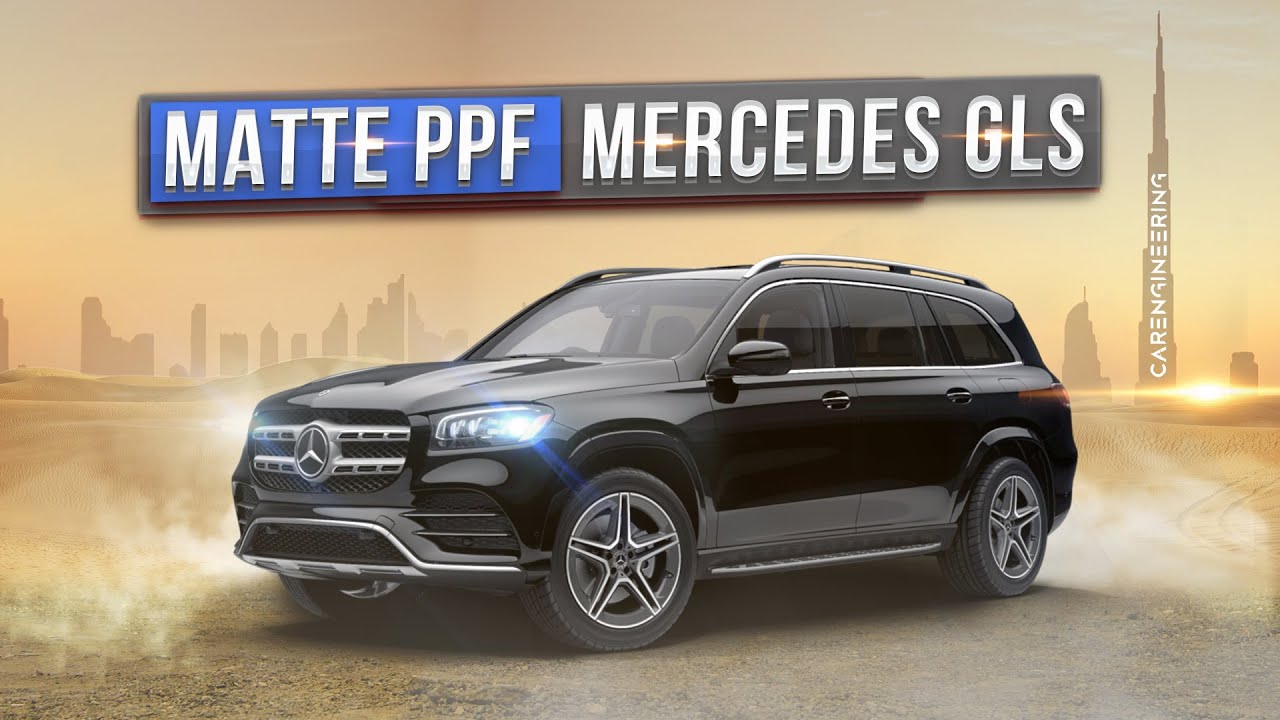 Wrapping for Mercedes GLS X167. Matte Wrap for Mercedes GLS, Dechroming ...