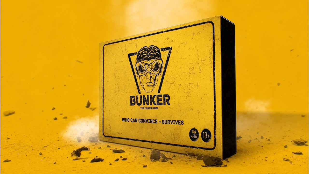BUNKER the boardgame. Who can convince – survives. - YouTube
