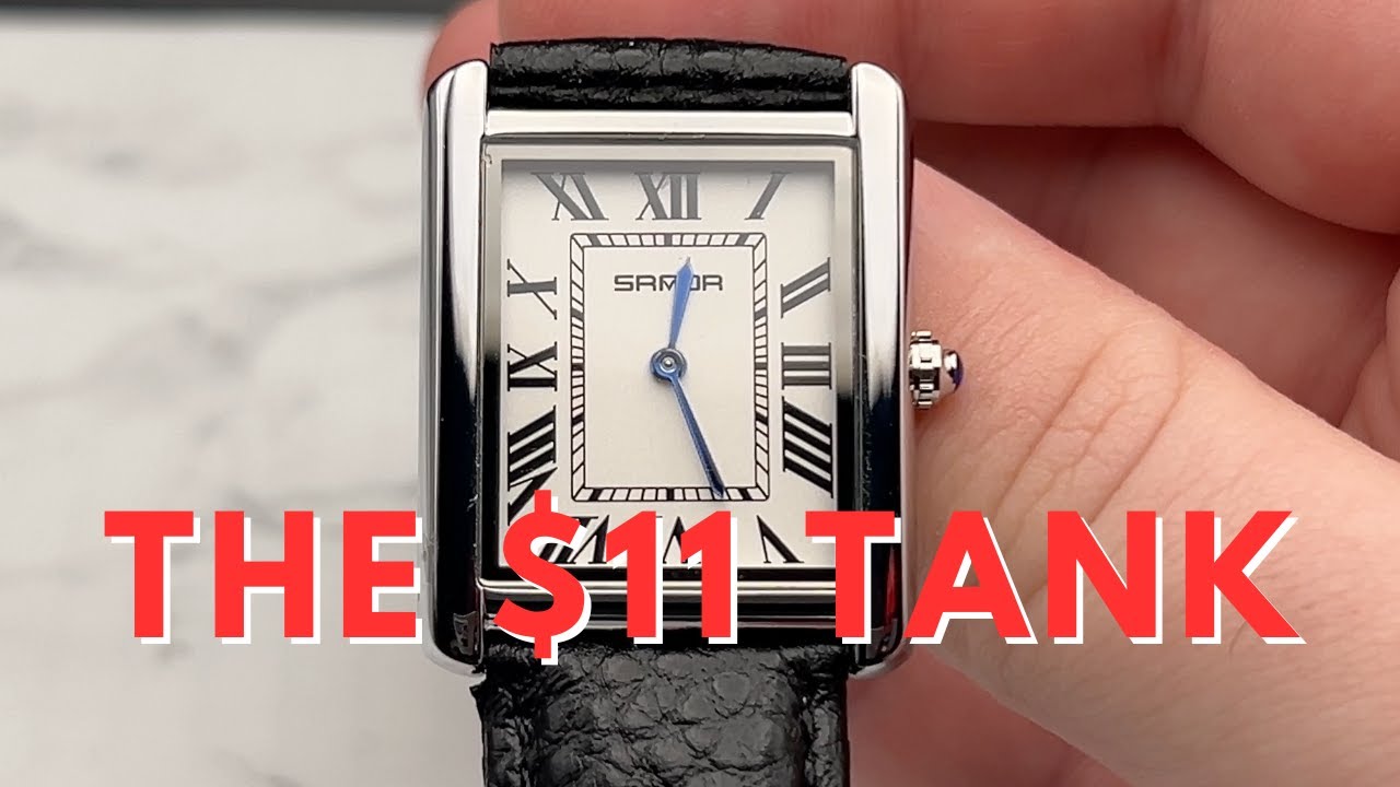 A "Tank" style watch that is worth its cost.... - YouTube