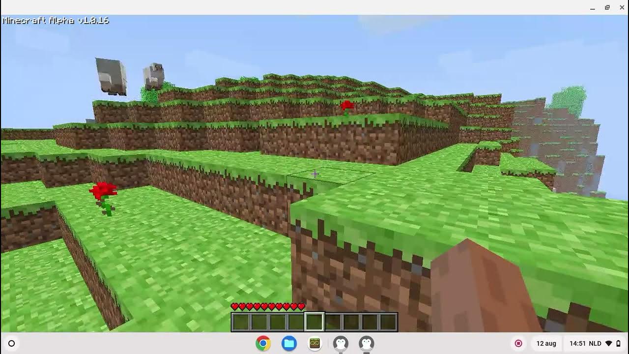 exploring minecraft alpha 1.0.16 | the herobrine version (its just a ...