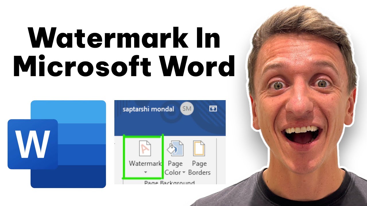 How To Insert A Watermark In Microsoft Word In Microsoft Word (Quick ...