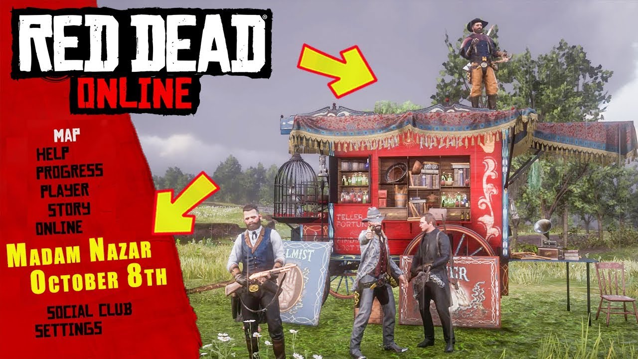 MADAM NAZAR LOCATION TODAY FOR OCTOBER 8th - BOLGER GLADE - YouTube