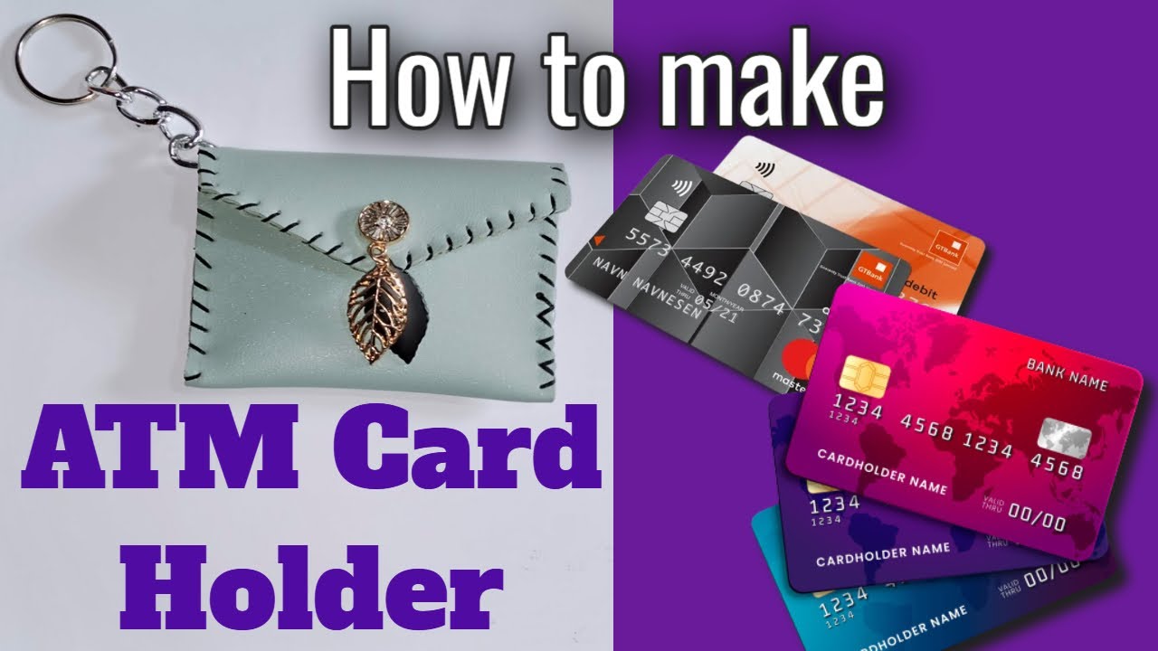 Handmade ATM Pouch - No Machine Required - YouTube