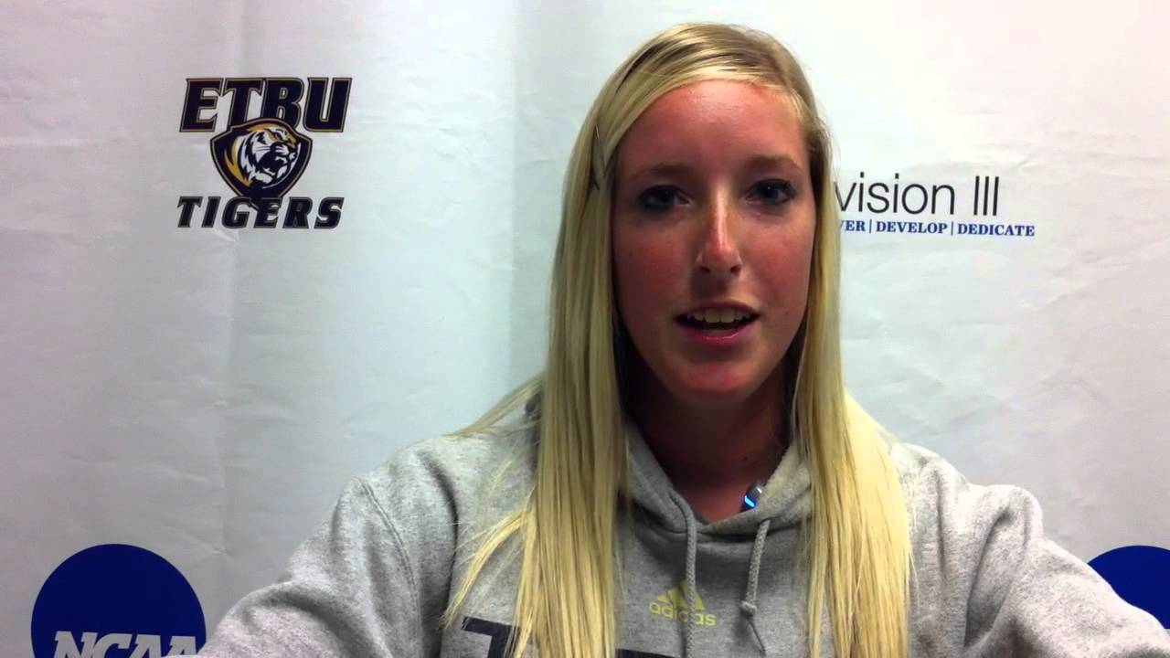 ETBU Softball - Sara Clements - April 4, 2013 - YouTube