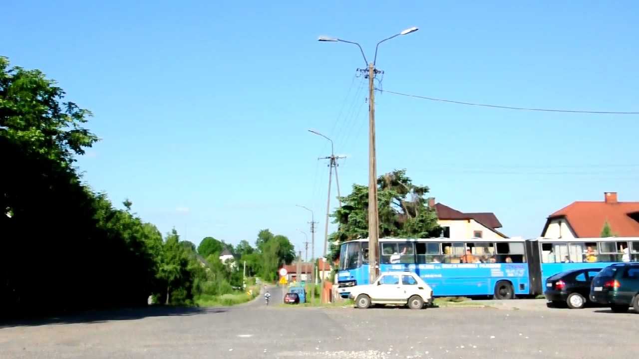 Garwolin - Ikarus 280.53 odjeżdża na dworzec PKS - YouTube