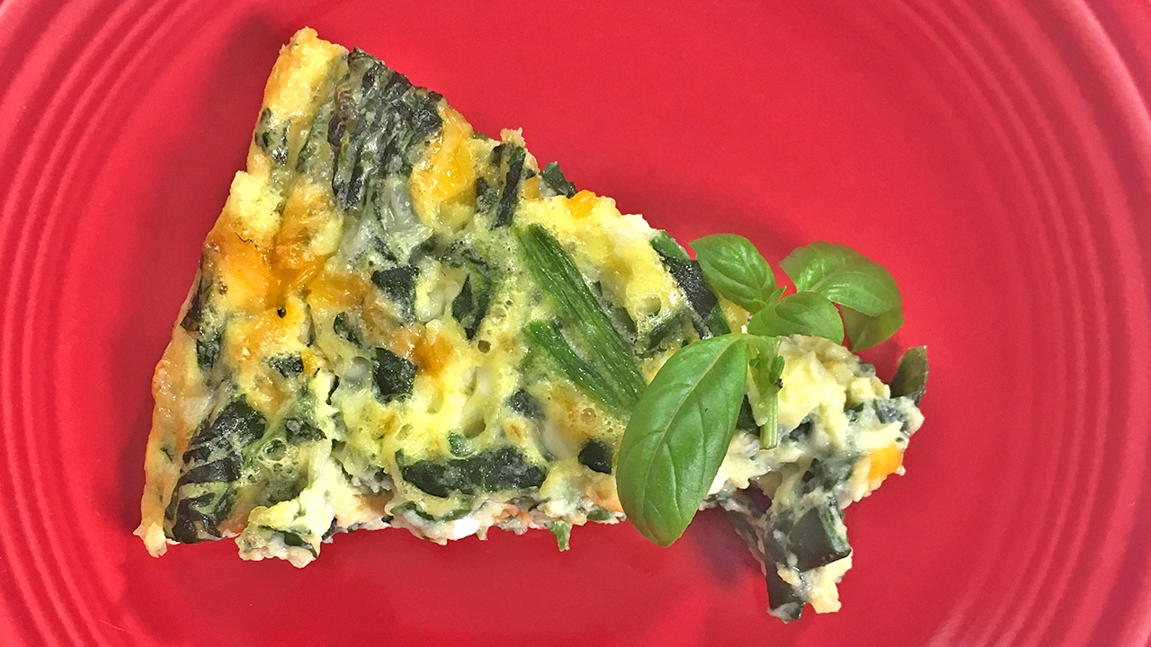 easy as… Egg and Spinach Wedges - YouTube