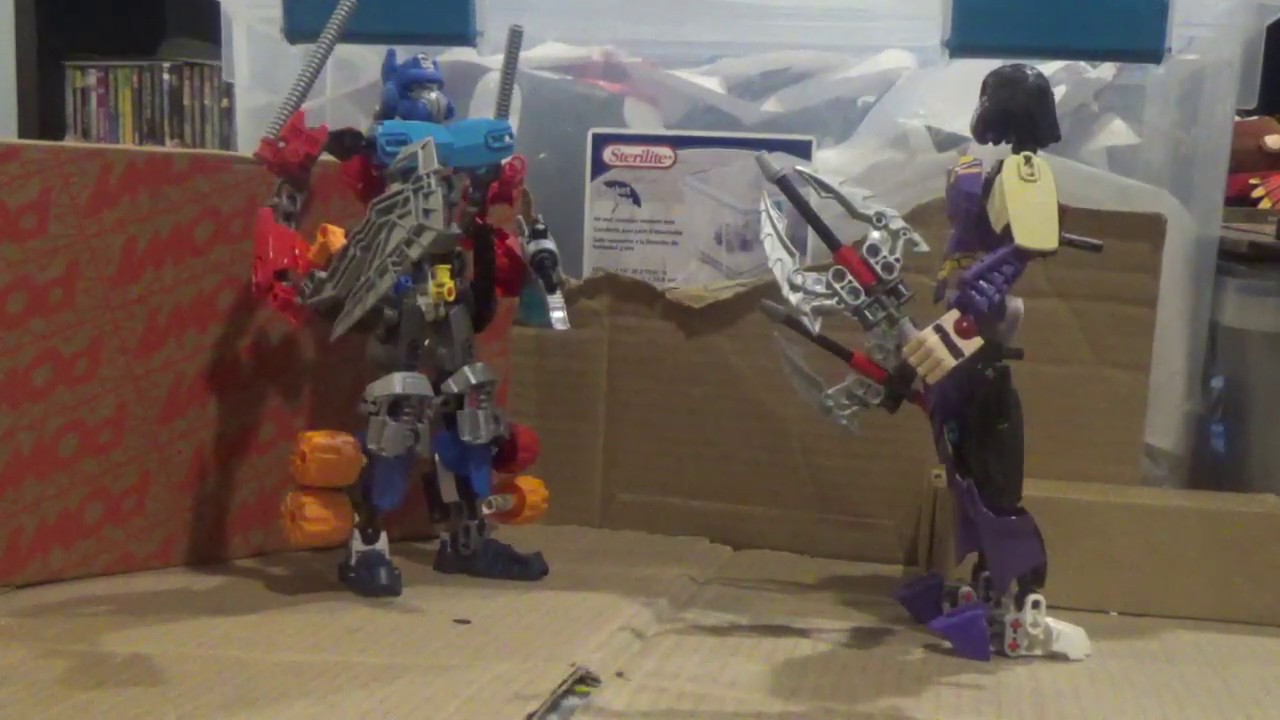 Optimus prime vs Mileena lego bioformers video - YouTube