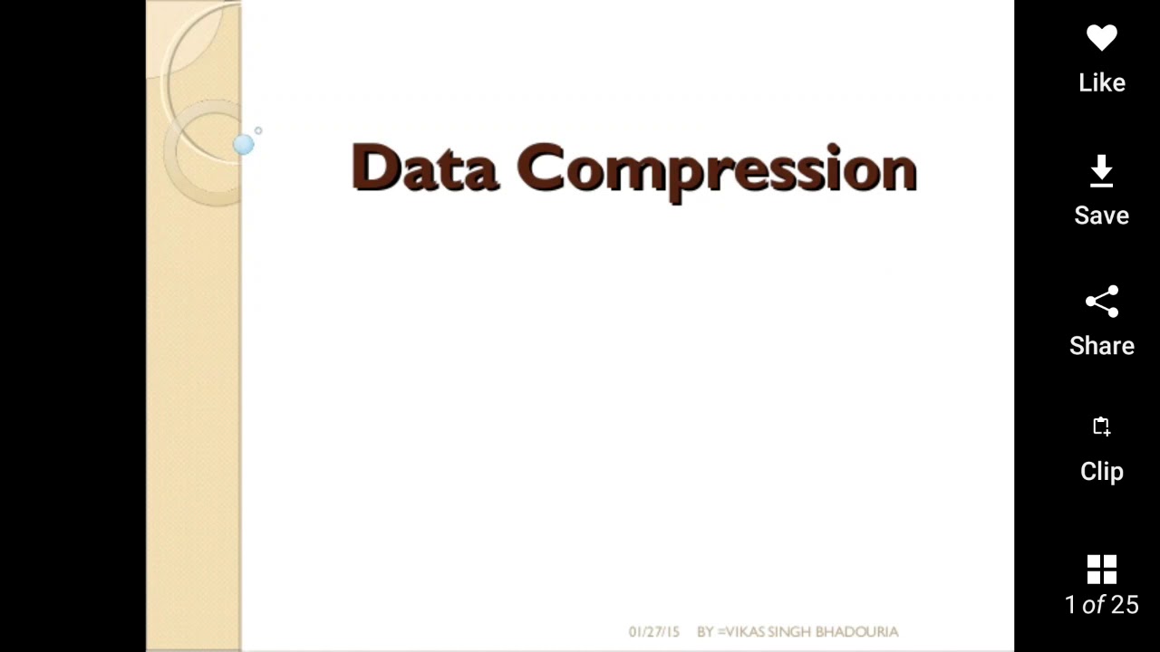 Data compression in network security - YouTube