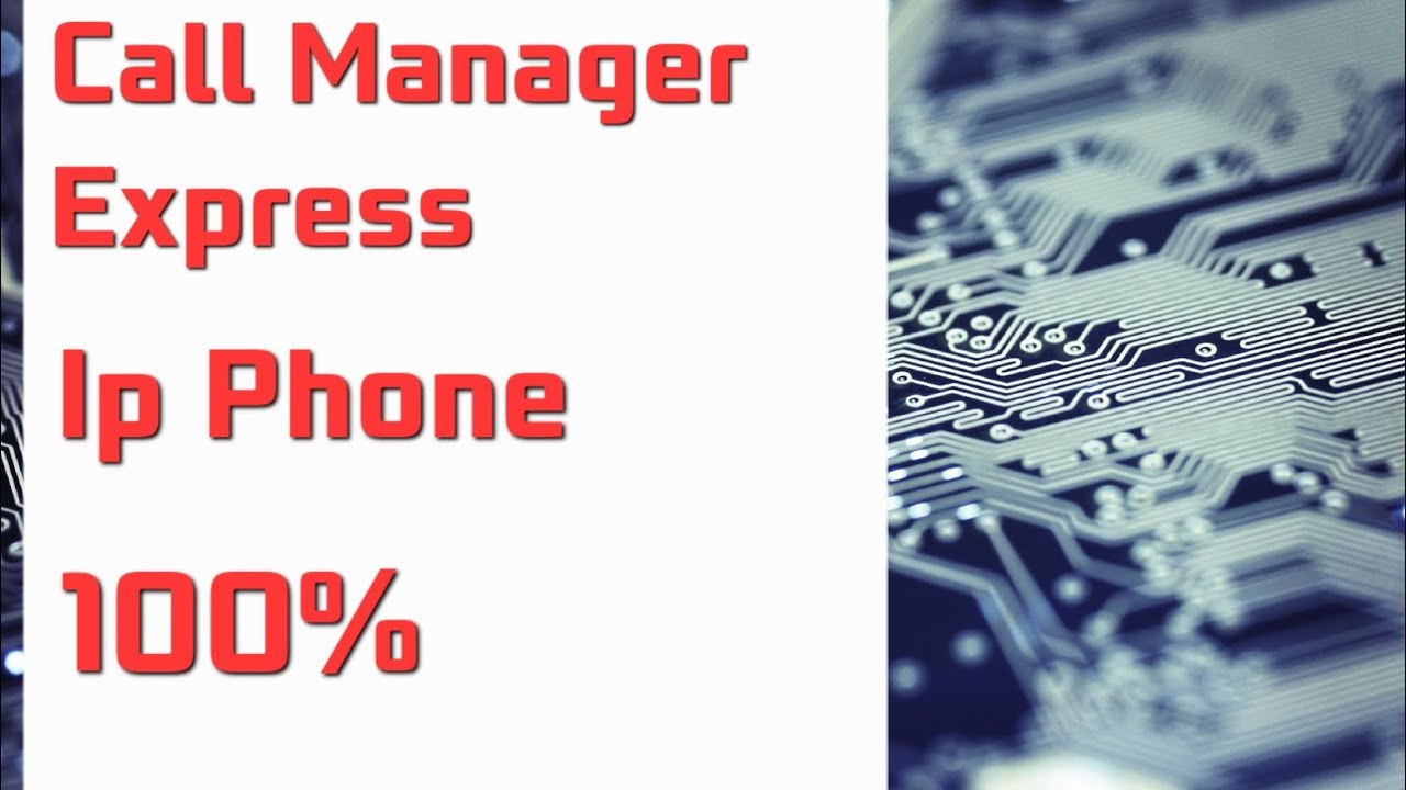 Configuración de Call Manager Express - YouTube