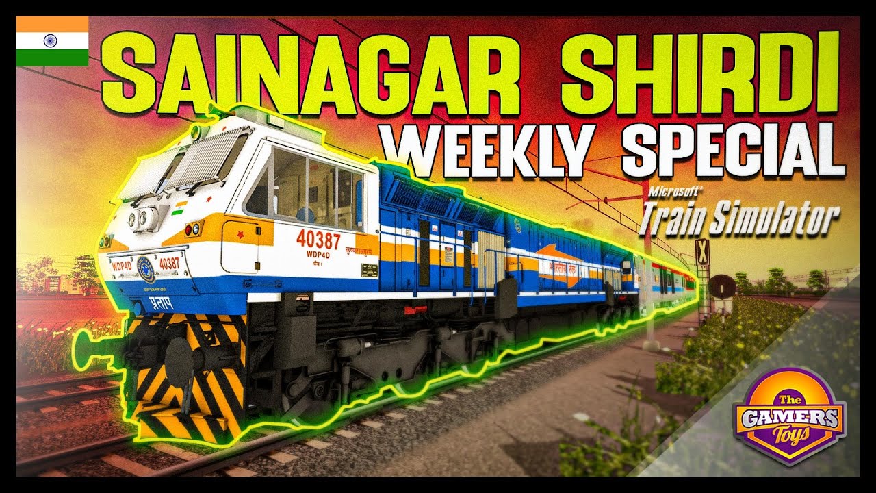 🔴WDP4D SOUTH INDIA ROUTE | MYSORE SAINAGAR SHIRDI EXPRESS | MSTS Indian ...