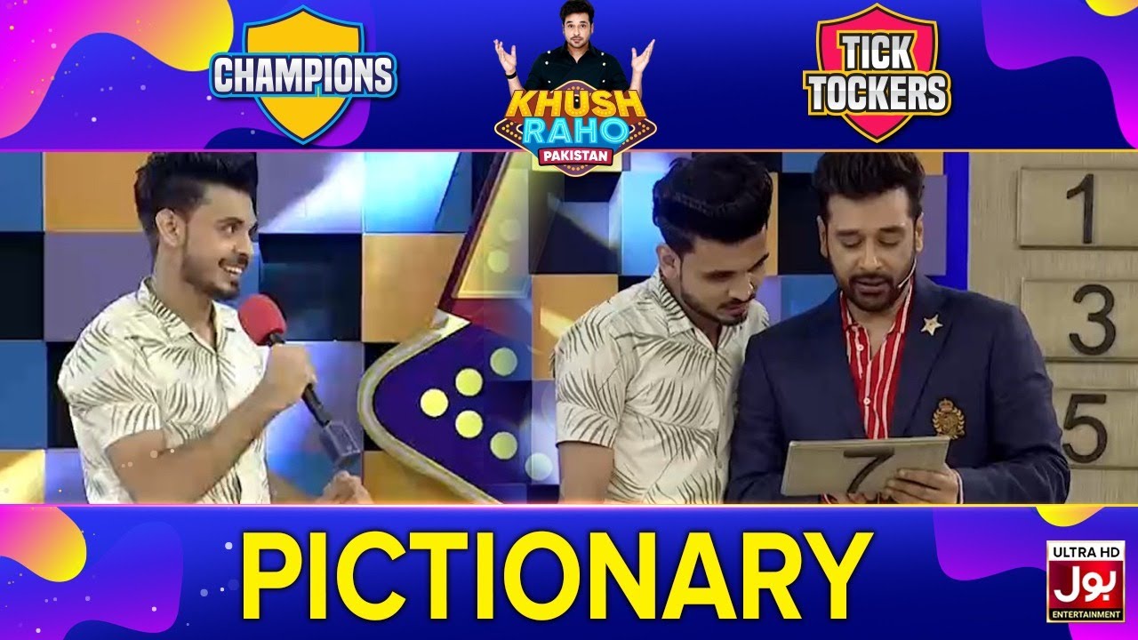 Pictionary | Khush Raho Pakistan Champions Vs Tick Tockers | Faysal ...