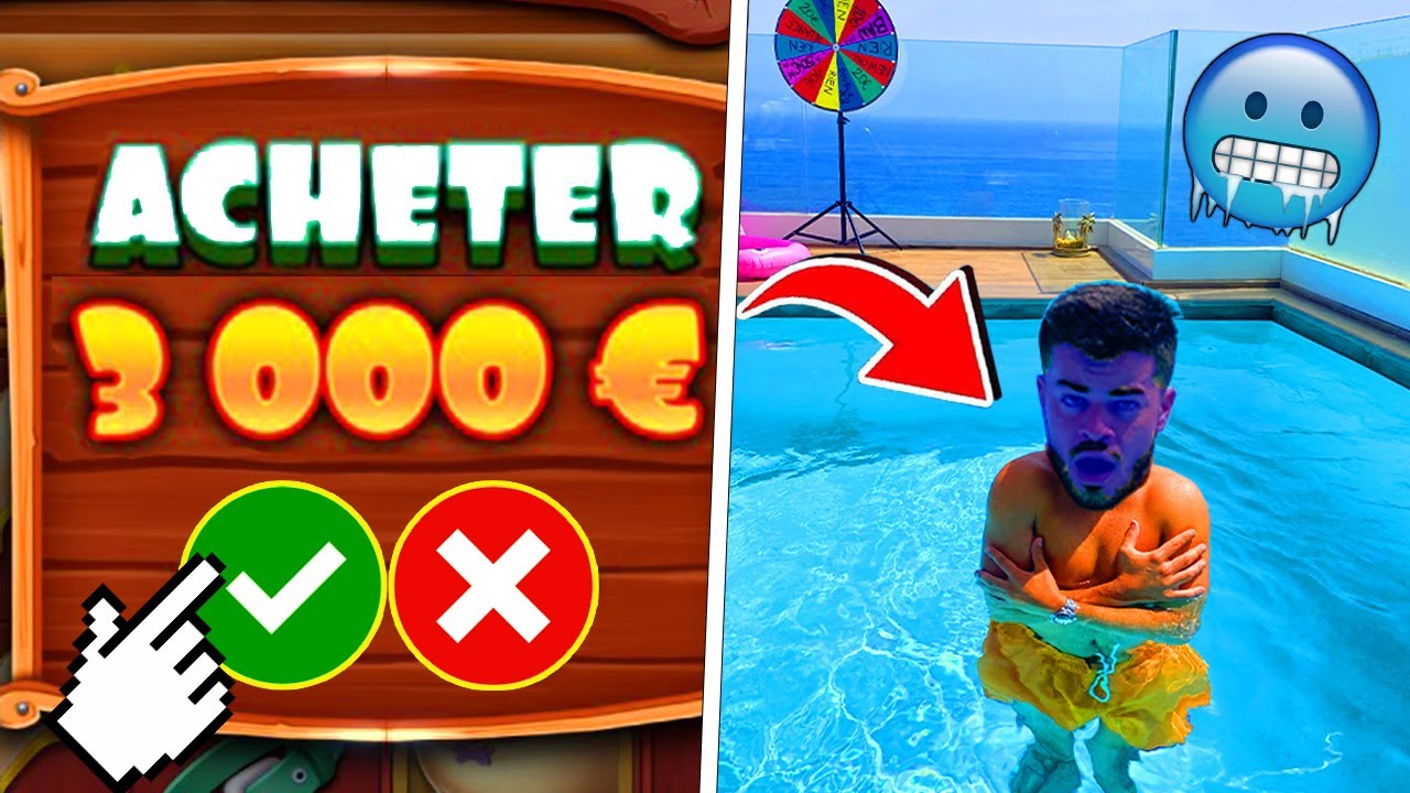 JE JOUE 3000 EUROS AU CASINO et LE PERDANT SAUTE DANS LA PISCINE GELÉE Juste Prix Challenge #1 ...