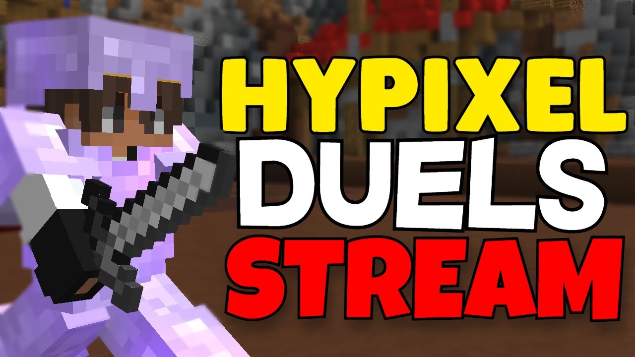 🔴Hypixel Duels 1v1 Stream | W Viewers & HANDCAM - YouTube
