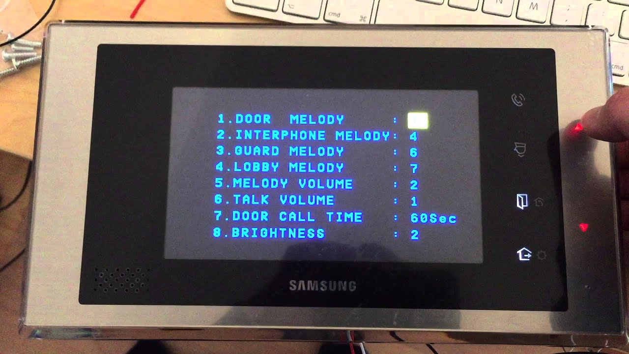 Klingeltöne Videotürsprechanlage Samsung SHT-3507 und SHT-3006 - YouTube