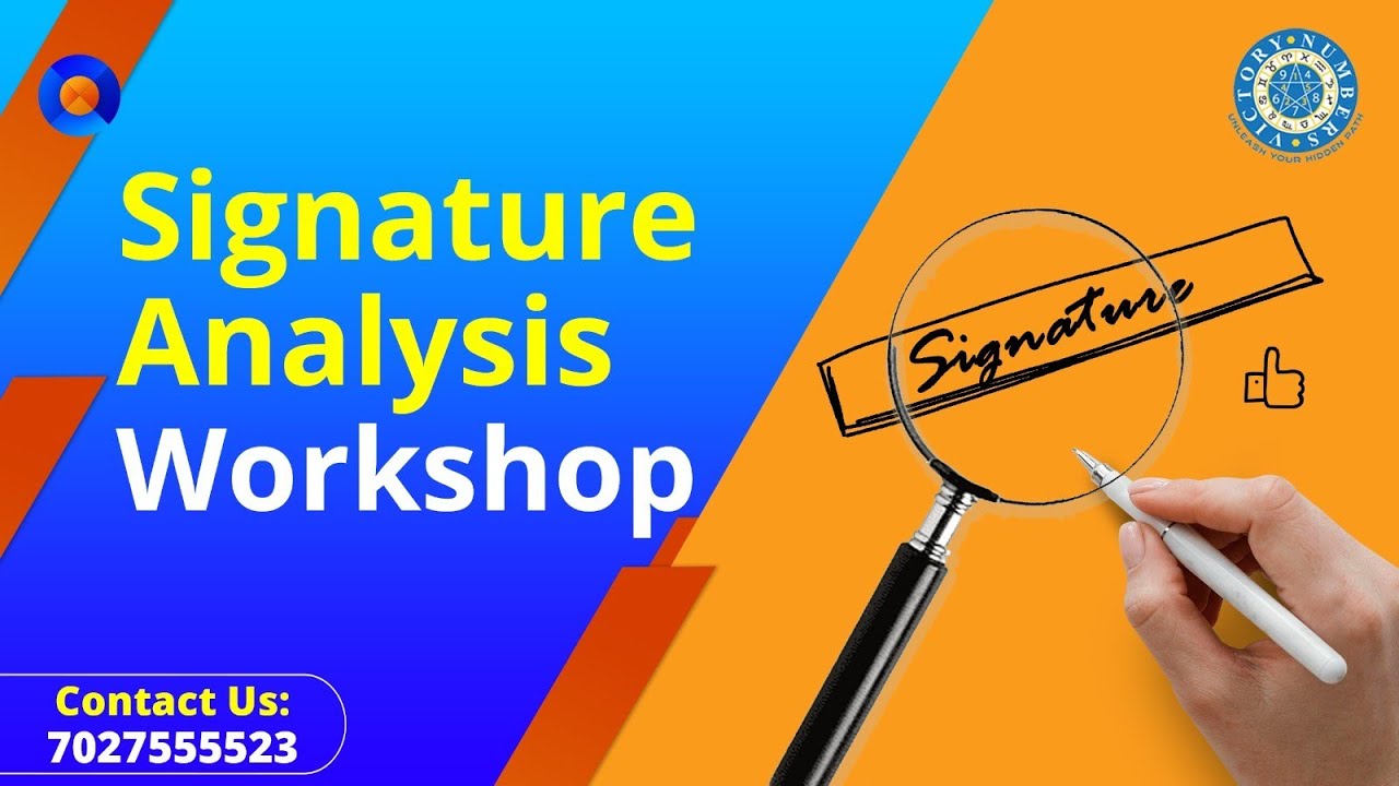 Signature Analysis Workshop - YouTube