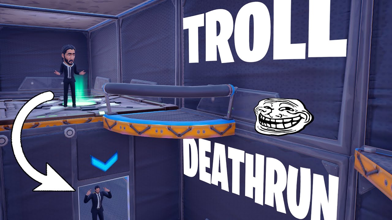TROLL DEATHRUN SOLUTION💥Code: 6905-4226-1042 FORTNITE PARKOUR ...