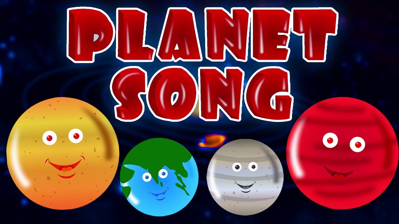 Planeten-Lied | pädagogische Lieder | lernen Planeten | Reim für Kinder ...