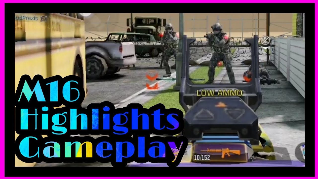 M16 Highlights Gameplay | Call Of Duty Mobile Gameplay - YouTube
