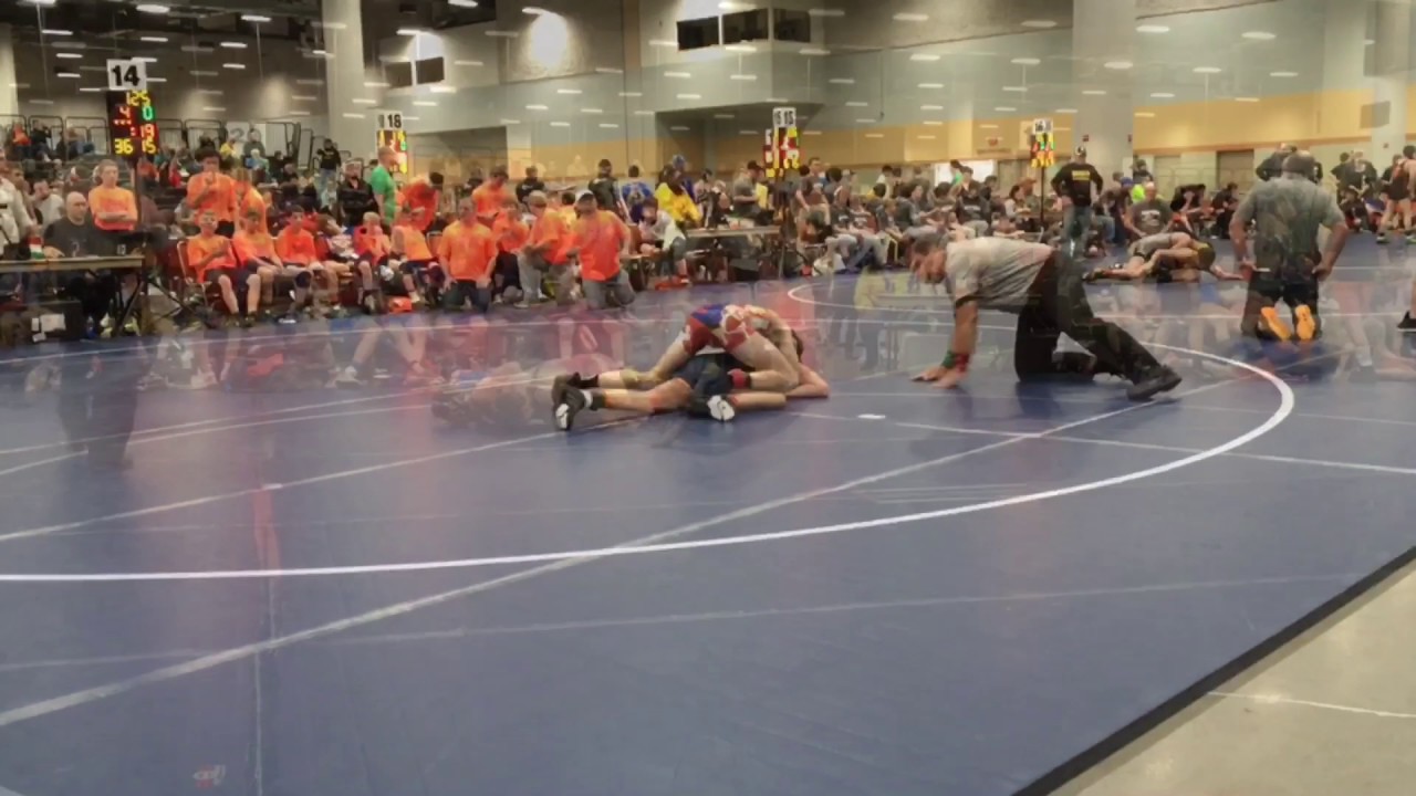 Jacob Stamper Wrestling compilation 2017 AAU Middle School Nationals ...