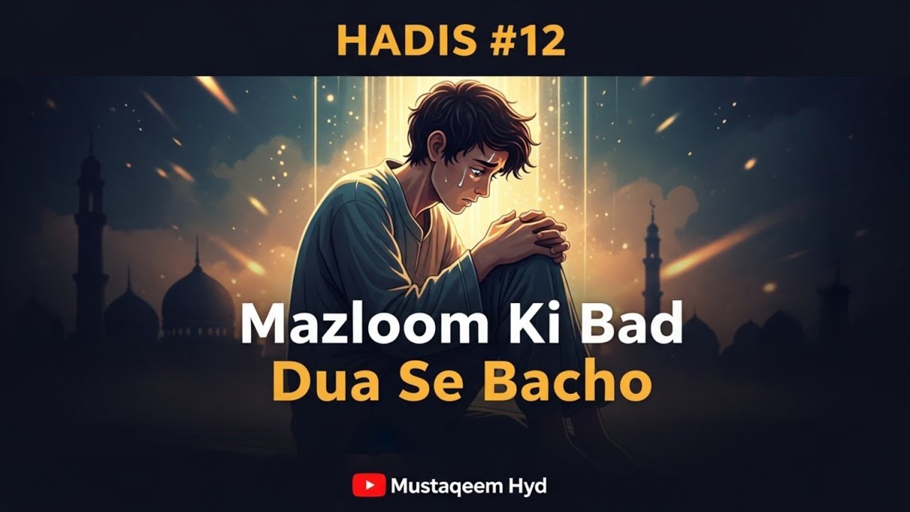 Hadith #12 | Mazloom Ki Bad Dua Se Bacho | 40 Hadees Series | Mustaqeem ...