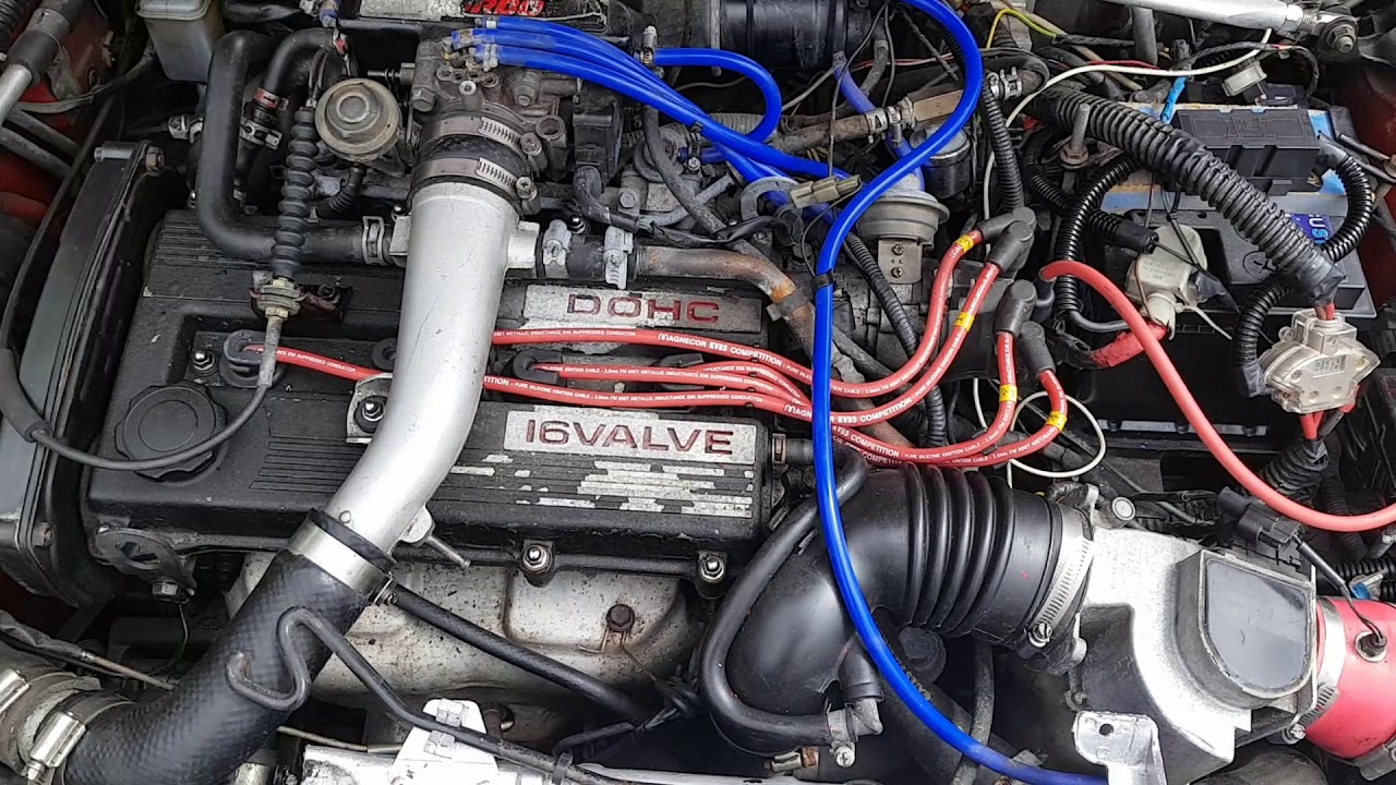 Mazda MX3 (Autozam AZ-3) with B6T engine revving - YouTube