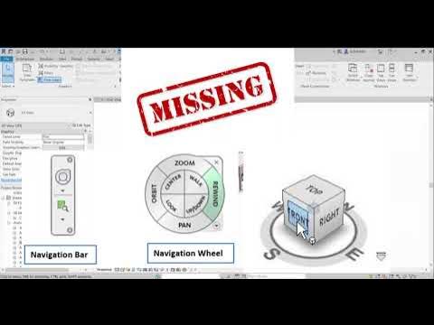 MISSING VIEW CUBE AND NAVIGATION BAR IN REVIT - YouTube