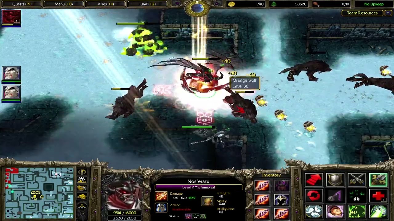 Warcraft 3 | Vampire Resurrection 9.9f ประเดิม แวมไพร์ กันหน่อย...ฮ่ะ ...