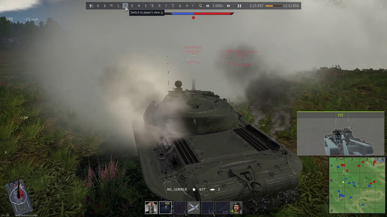 Defensive Battle with Russian Object 279 Quad Track Tank War Thunder ...
