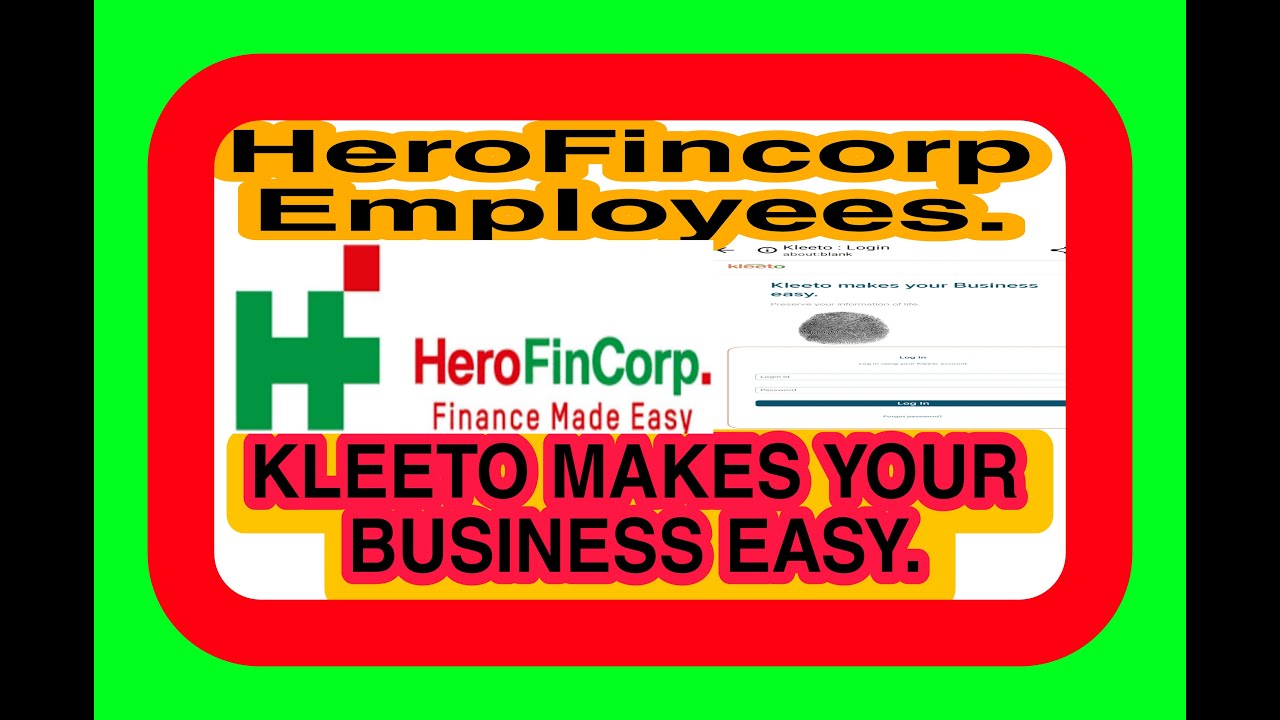 Kleeto Makes Your Business Easy. #Kleeto #HFCL #HeroFincorp Employees #Hero Motocorp # ...