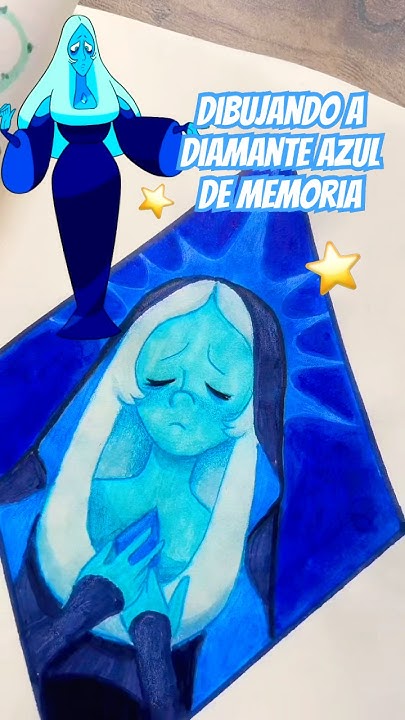Dibujando gems de Steven Universe de memoria #dibujo #diamanteazul #stevenuniverse #bluediamond ...