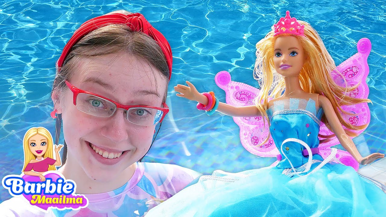 Barbie-nukke on merenneito ja keiju! Nuket ja lasten lelut ...