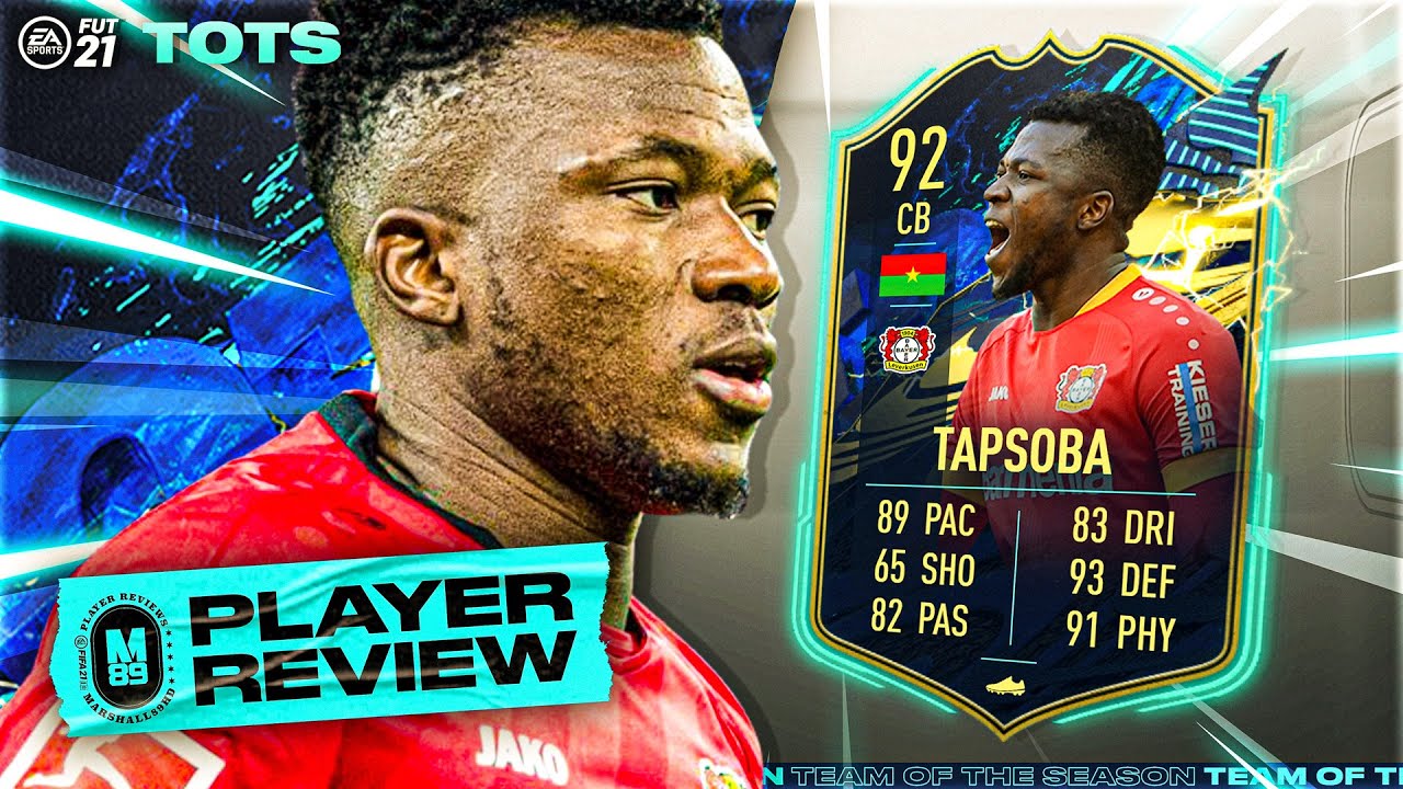 TOTS TAPSOBA PLAYER REVIEW | 92 TOTS TAPSOBA REVIEW | FIFA 21 Ultimate ...
