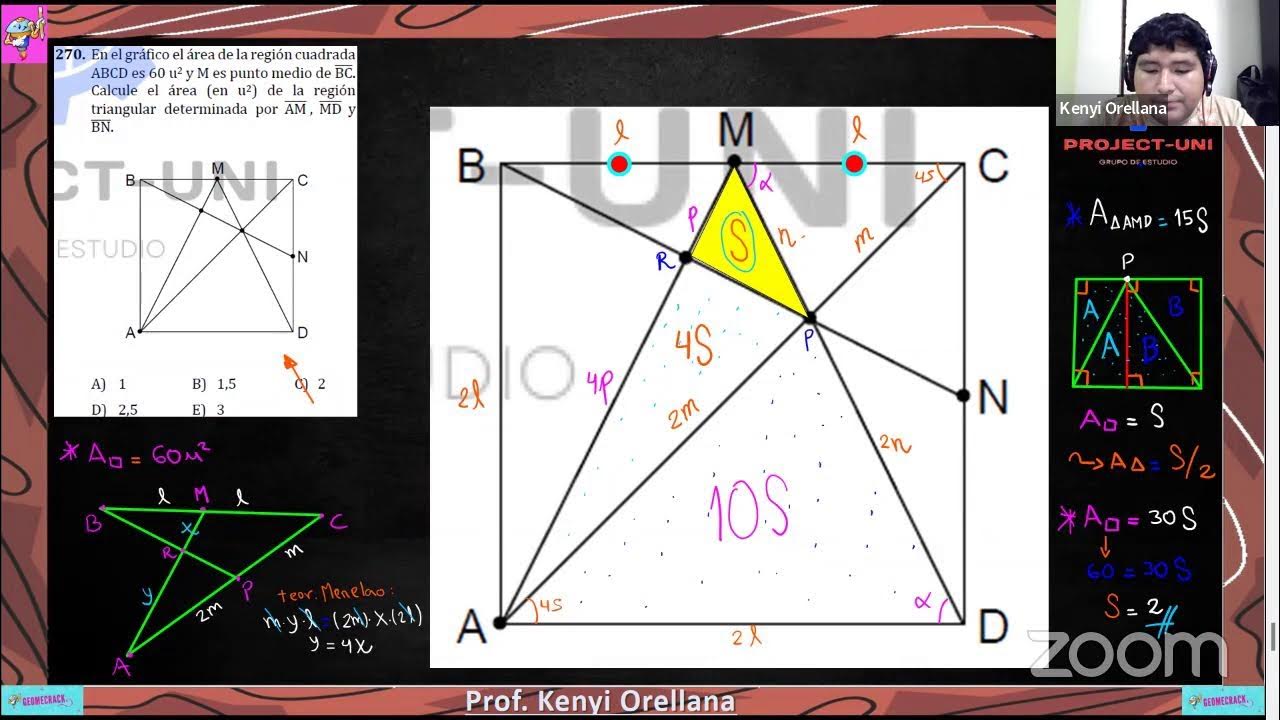#22-SEMANA 11:GEOMETRÍA "RELACIÓN DE ÁREAS DE REGIONES TRIANGULARES ...