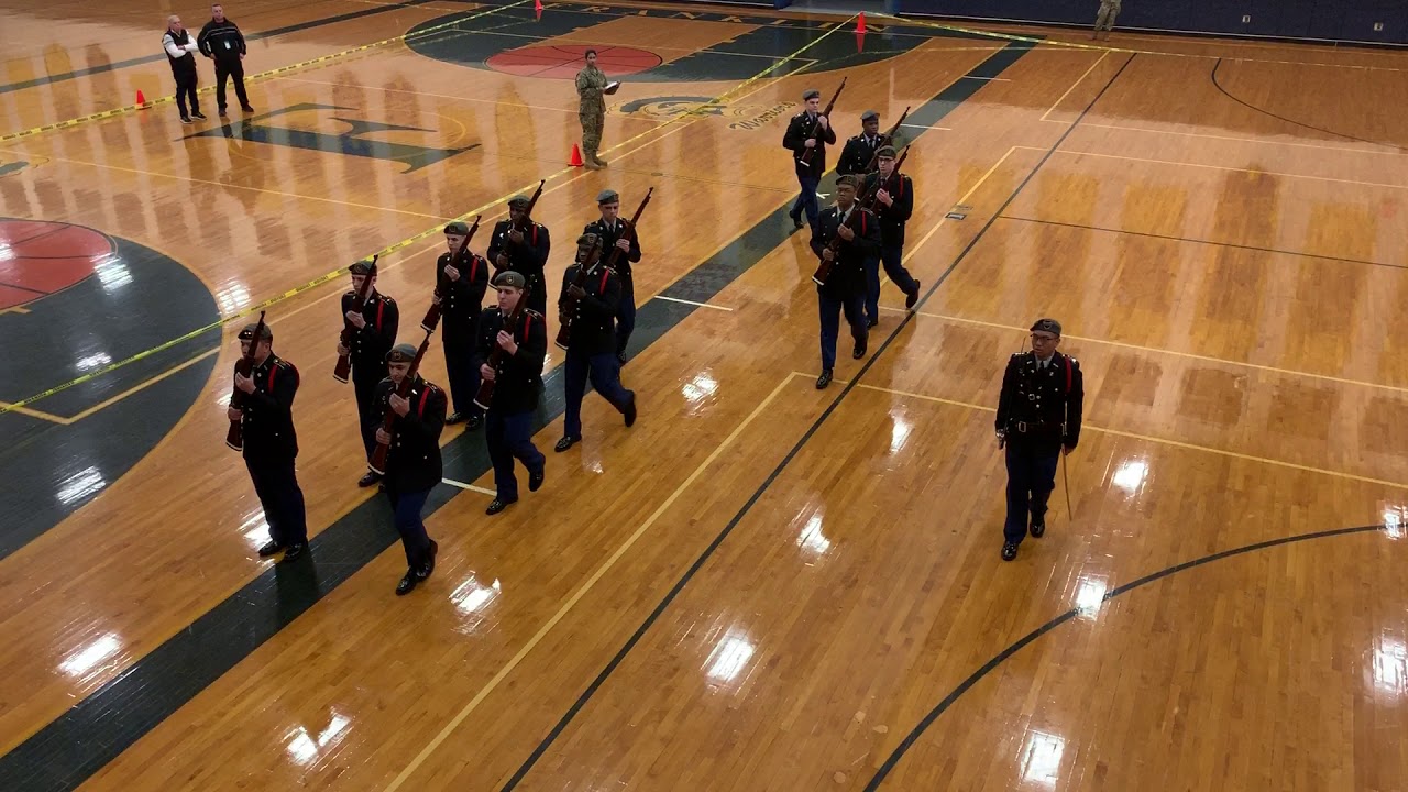 Union HS Army JROTC Armed Regulation at North Jersey Drill Championship ...