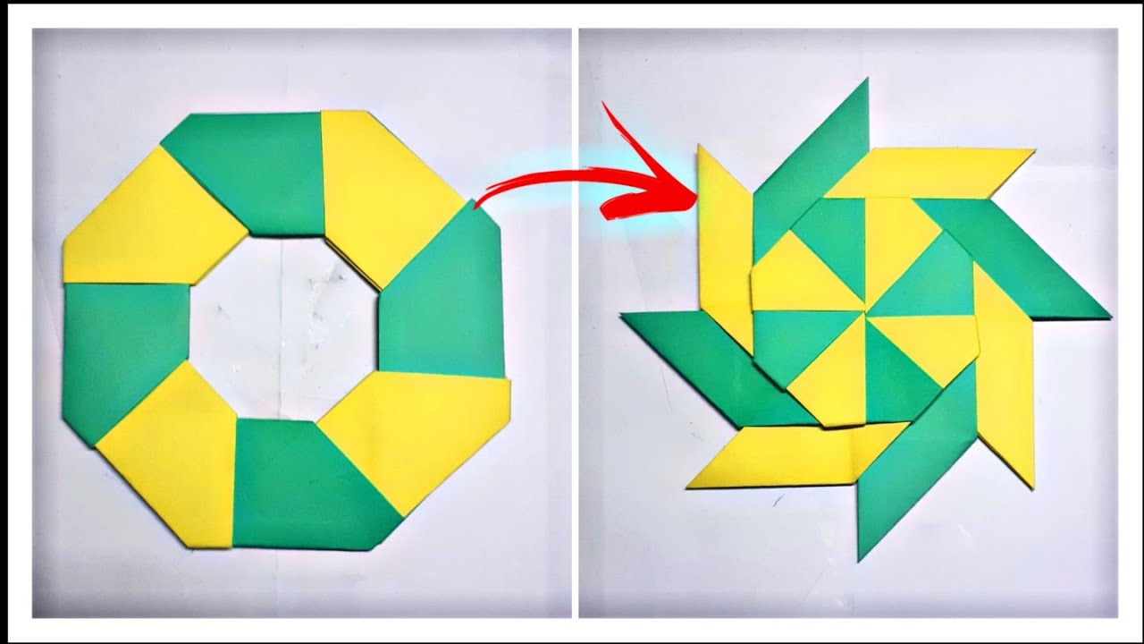 how to make foldable ninja sta|| DIY easy paper toy || DIY || easy ...