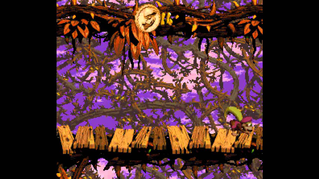 Donkey Kong Country 2 (SNES) - Screech's Sprint - YouTube