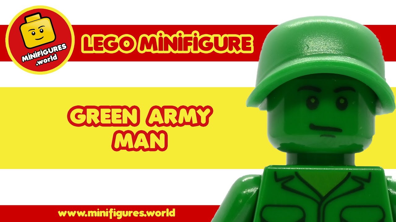 💚 LEGO minifigure: Green Army Man (toy001) 💚 [MEMORIAL DAY 2020] [TOY ...