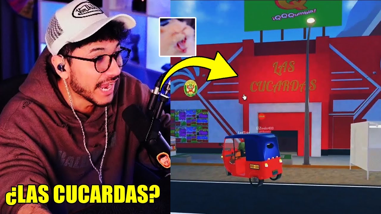 Zein CONOCE por PRIMERA vez LAS CUCARDAS en ROBLOX🤣 - YouTube
