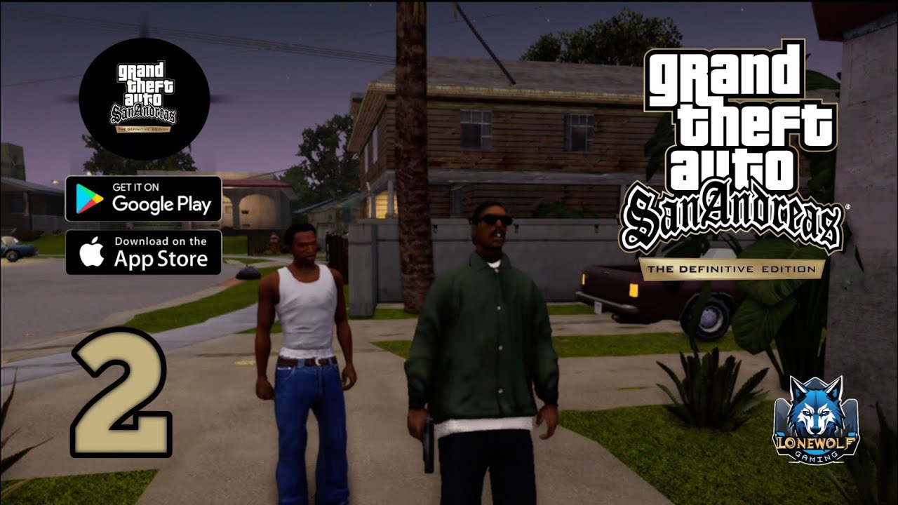 GTA: SAN ANDREAS - DEFINITIVE EDITION Mobile Part 2 Gameplay ...