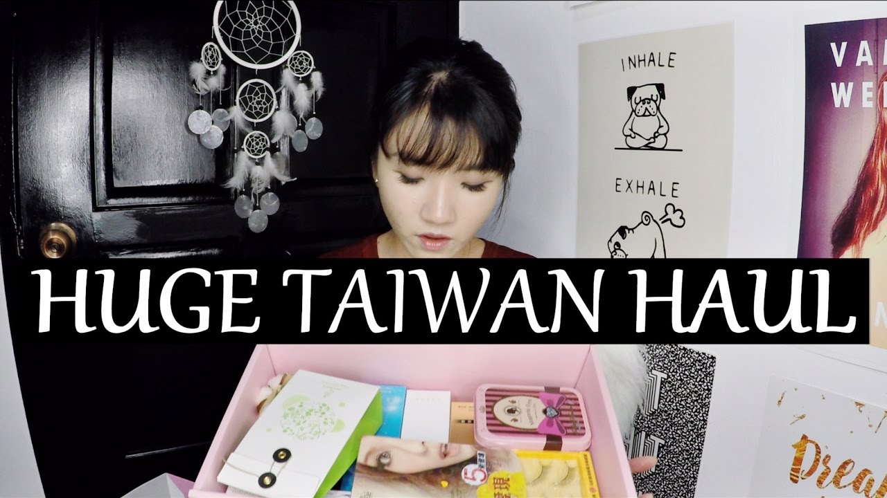 TAIWAN MAKEUP AND SKINCARE HAUL - YouTube