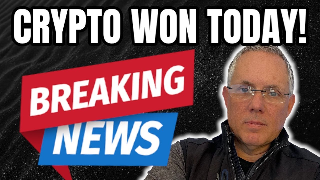 CRYPTO WON TODAY! MASSIVE CRYPTO NEWS TODAY! - YouTube