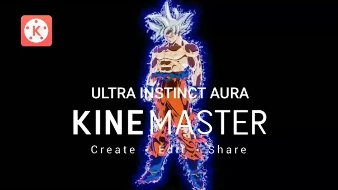 Kinemaster tutorial // dragon ball super // how to make Ultra Instinct ...