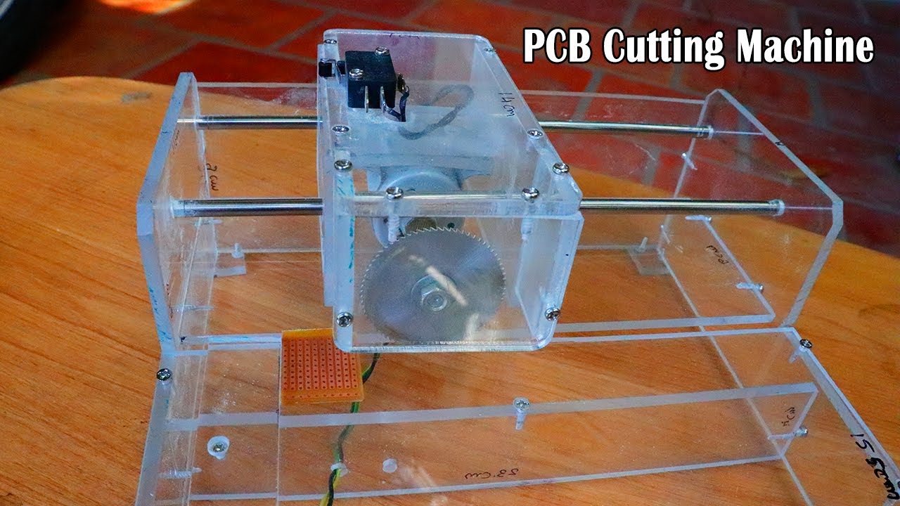 How to make PCB Cutting Machine DIY Home - YouTube