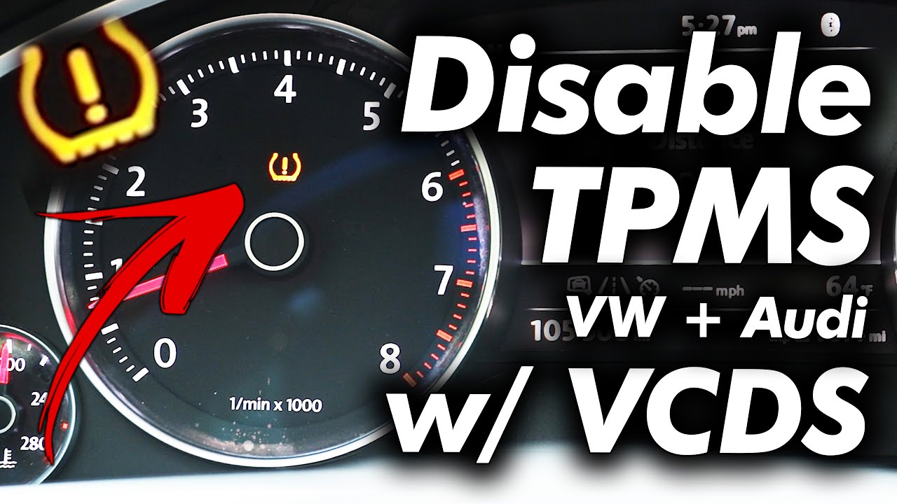 How To Disable TPMS with VCDS | Volkswagen Touareg 7P - Turn Off TPMS ...