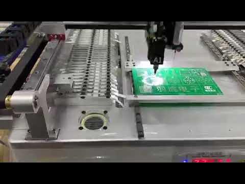 LY Q1 High Speed 25 Bits With Full Vision Desktop Automatic SMT Pick And Place Machine - YouTube
