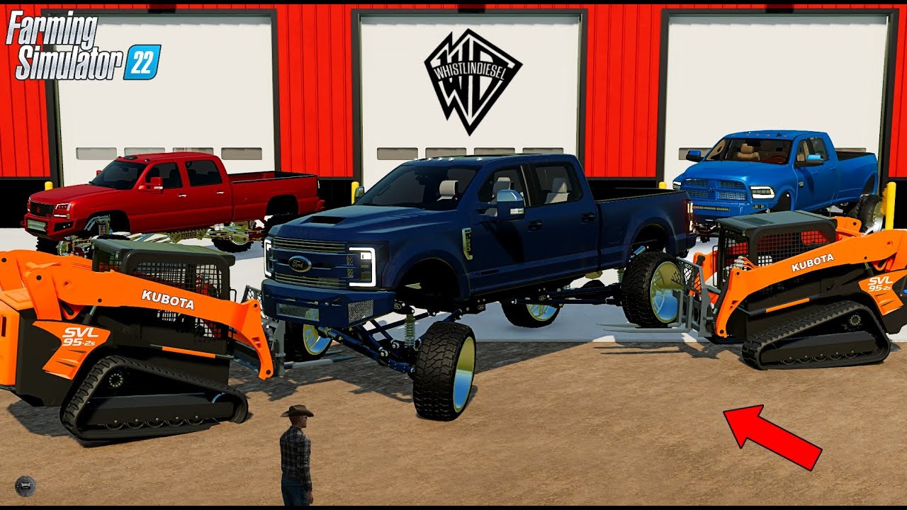 I BUILT WHISTLIN DIESEL'S $200,000 ANYLEVEL SEMA TRUCK | Farming ...