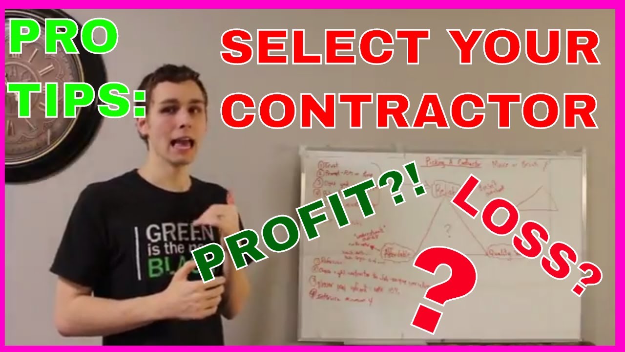 How to Select a Contractor - YouTube