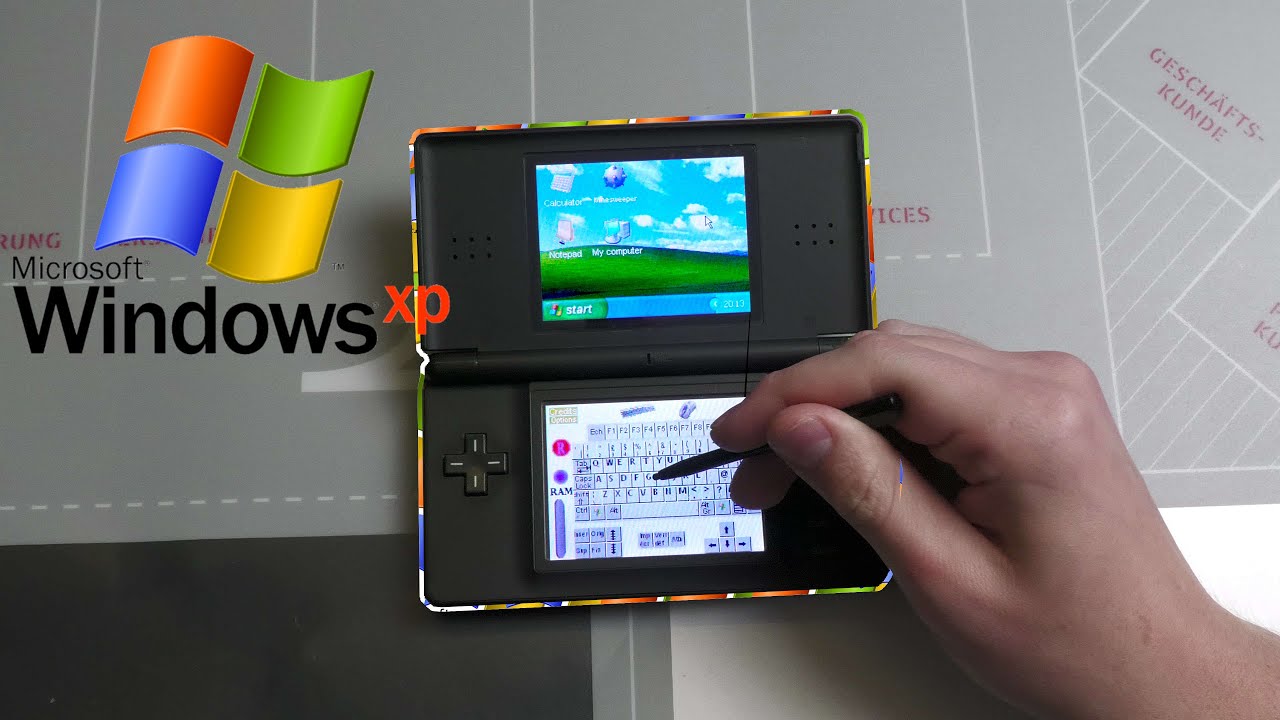 Windows XP auf dem Nintendo DS! | WintenDos - YouTube