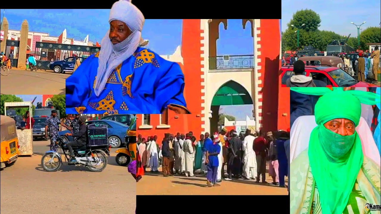 Gawata sabuwa anhana sarki Kano fita daga fadarshi sunusi Lamido Sunusi ...