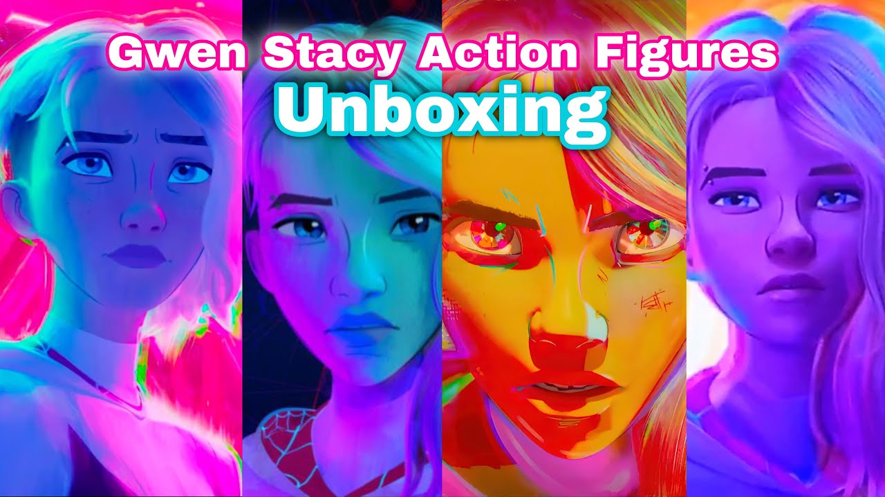 Gwen Stacy Action Figures Unboxing - YouTube